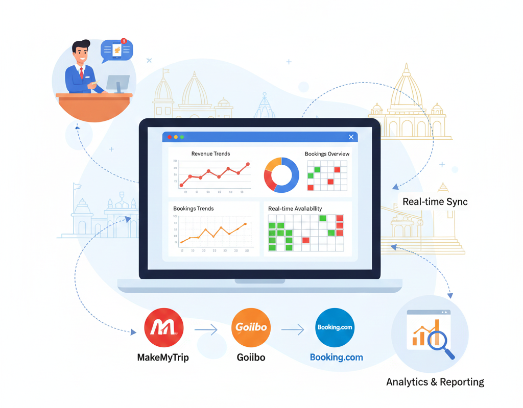 Best Hotel Software & Channel Manager in Varanasi - Saasaro